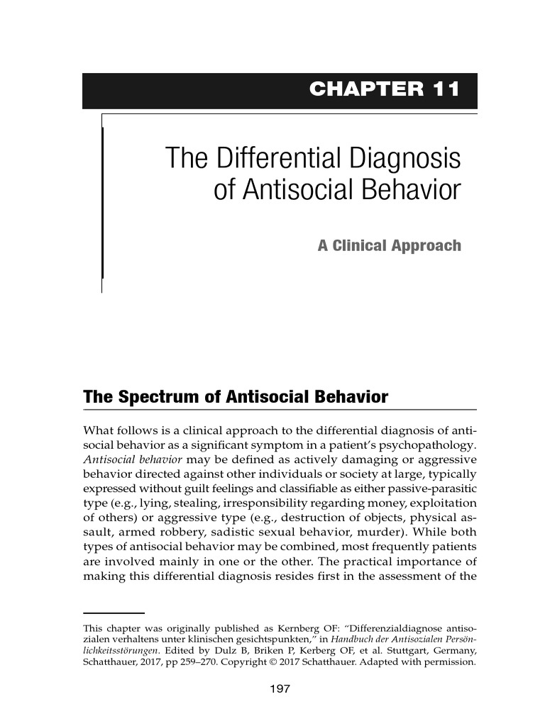Treatment of Severe Personality Disorders, Otto F. Kernberg | PDF