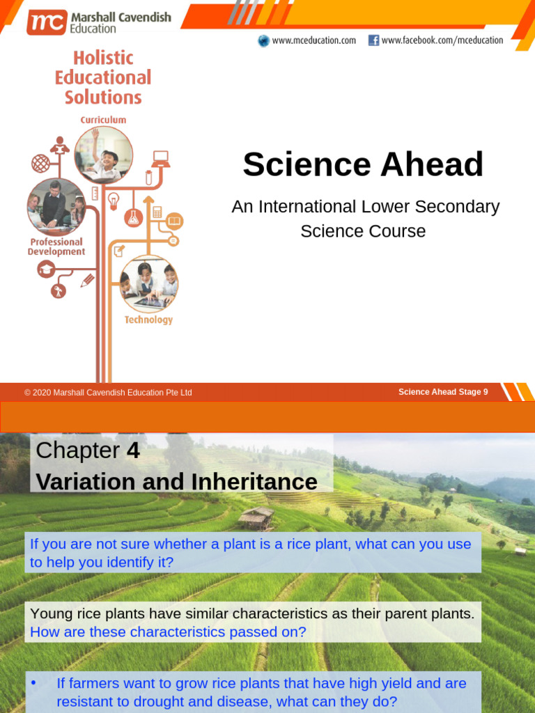 Grade 8 - Variation and Inheritence | PDF