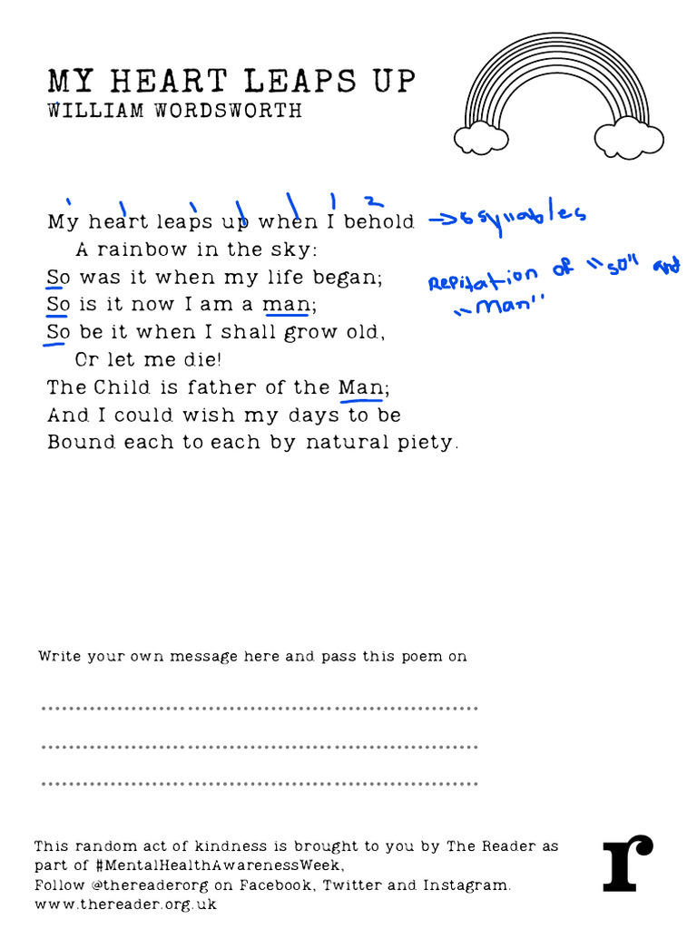 My Heart Leaps Up | PDF