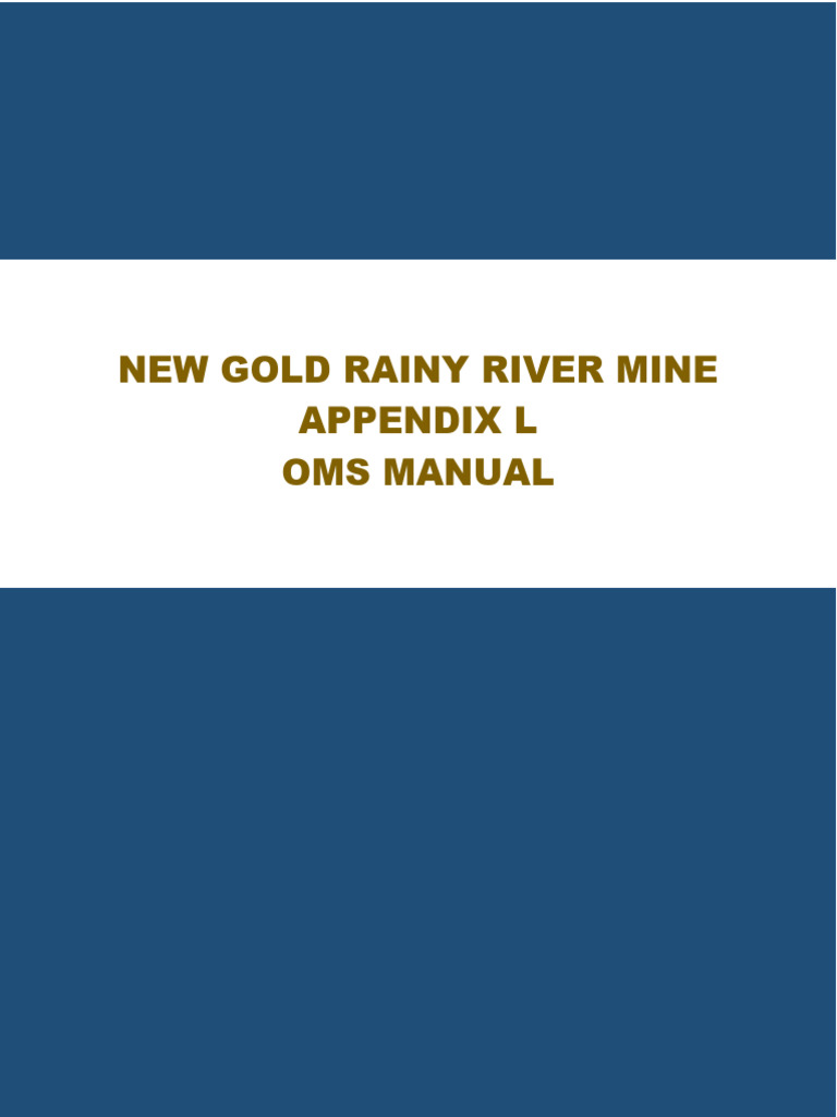 2021 Appendix L OMS Manual | PDF