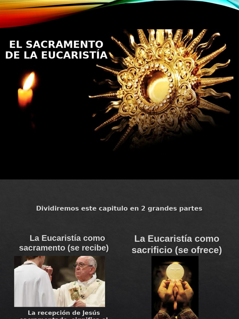 El Sacramento de La Eucaristía | PDF