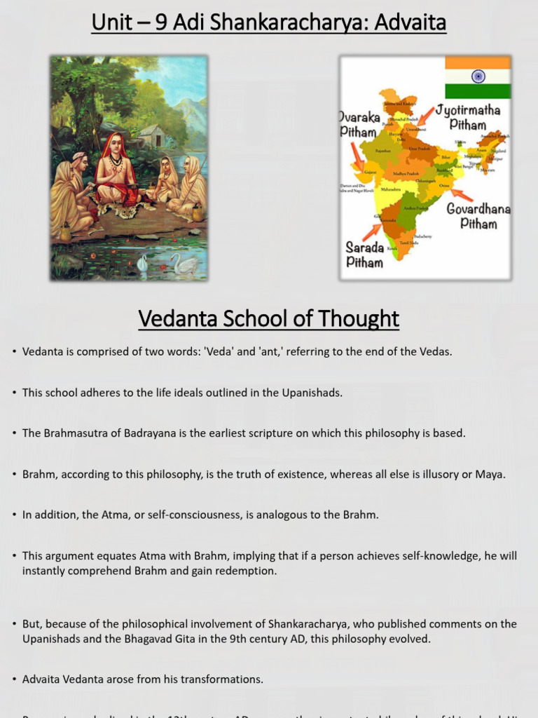 Unit - 9 Adi Shankaracharya | PDF