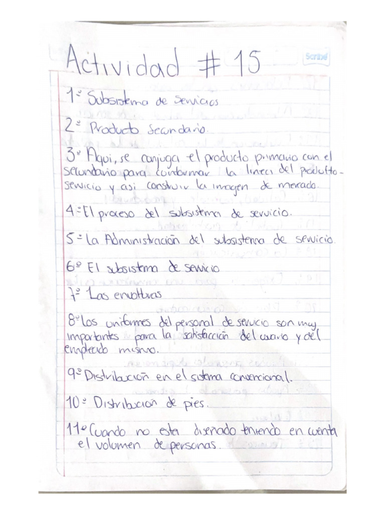 Actividad # 15 | PDF