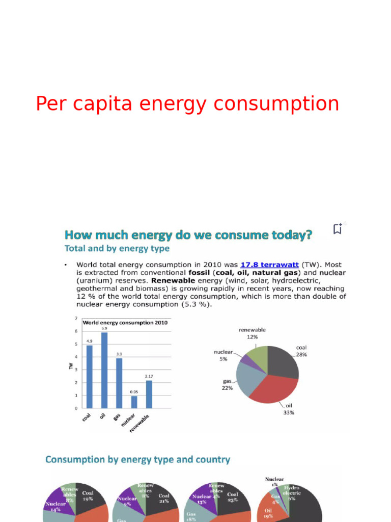 L8 - Per Capita Energy Consumption | PDF