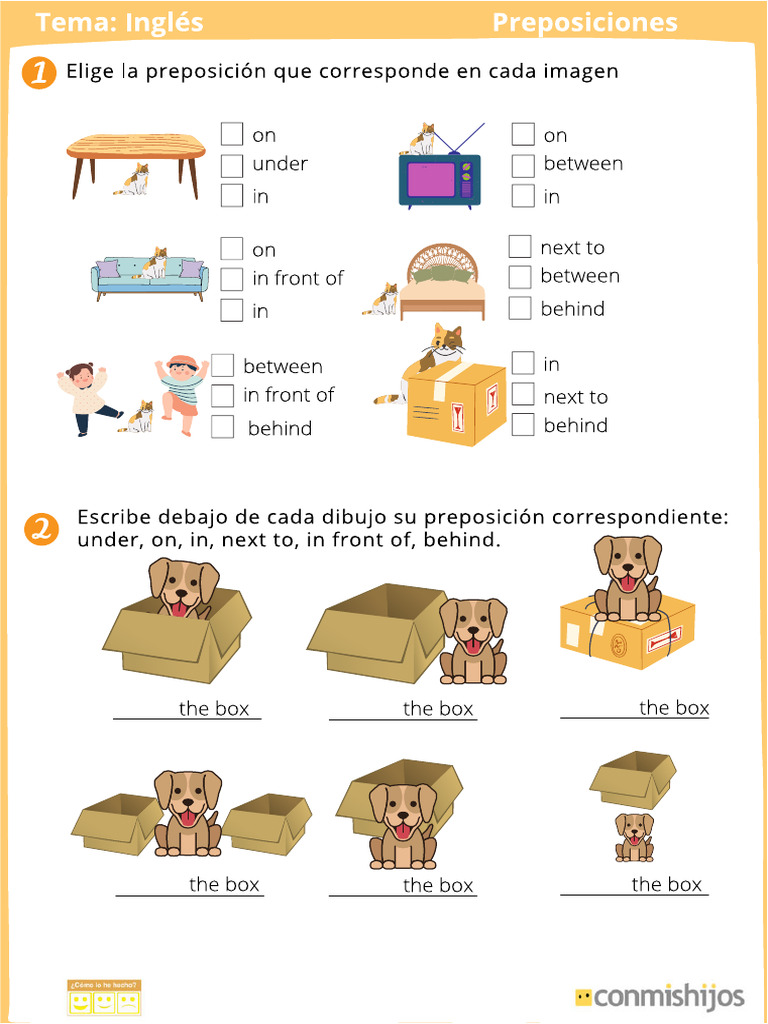Preposiciones Ingles | PDF | Salud y bienestar
