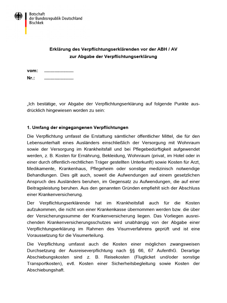 Ve Belehrung Data | PDF