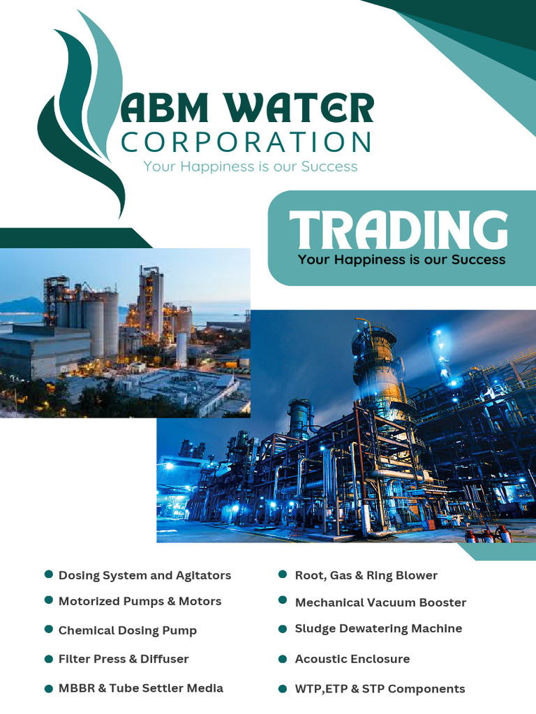 Abm Water Profile | PDF | Pump | Technology & Engineering