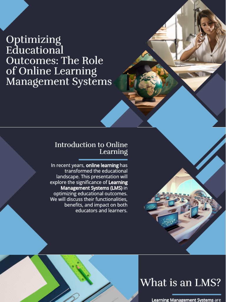 Wepik Optimizing Educational Outcomes The Role of Online Learning Management Systems ...