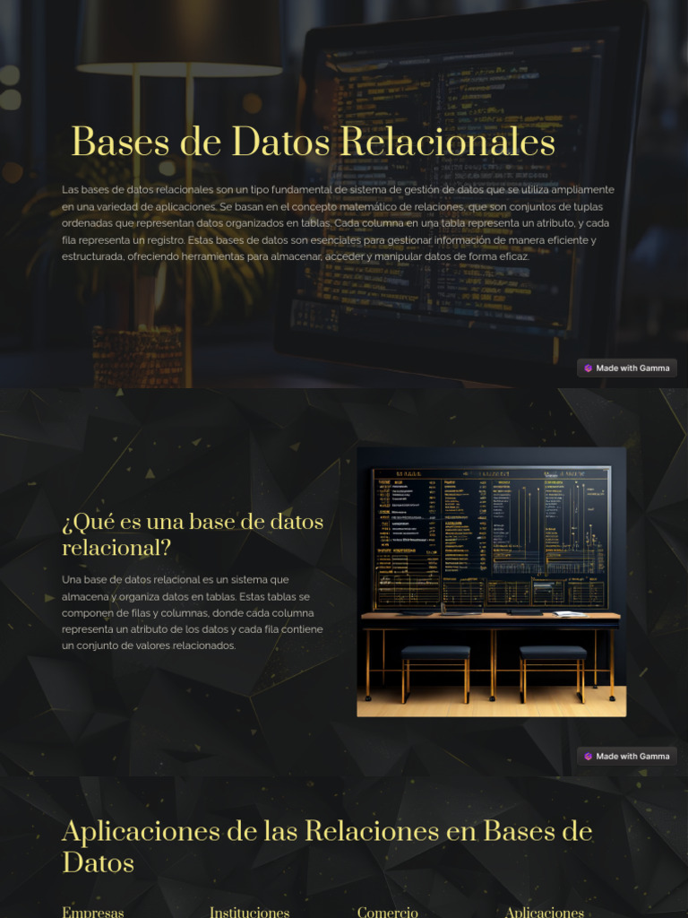 Bases de Datos Relacionales | PDF