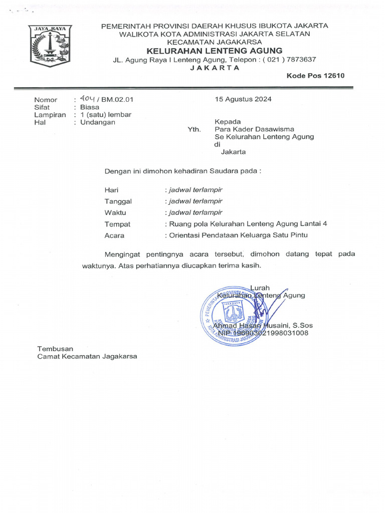 Undangan Dawis | PDF