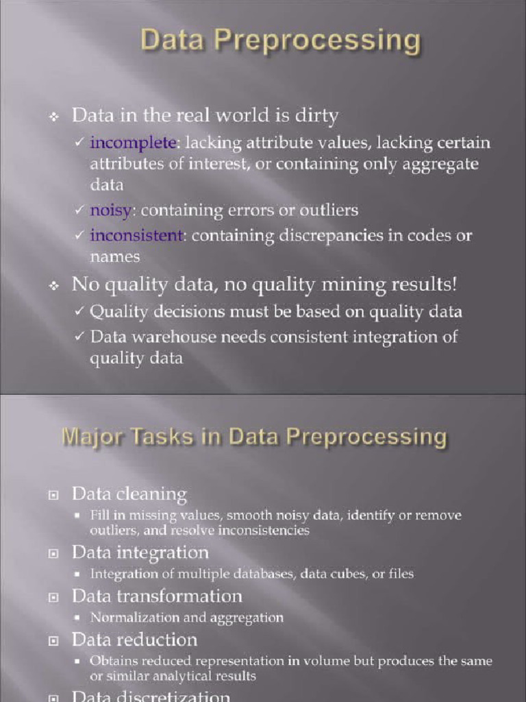Data Preprocessing | PDF Data Preprocessing | PDF