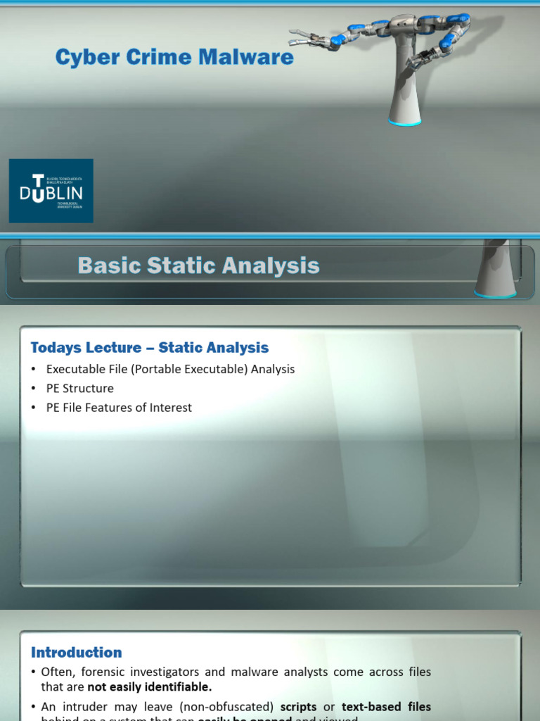 Lecture 3 - Static - Analysis | PDF