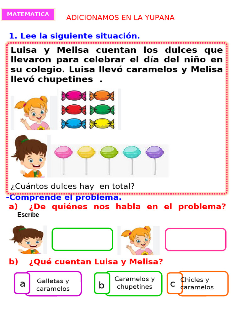 ADICIONAMOS EN LA YUPANA 1ero | PDF