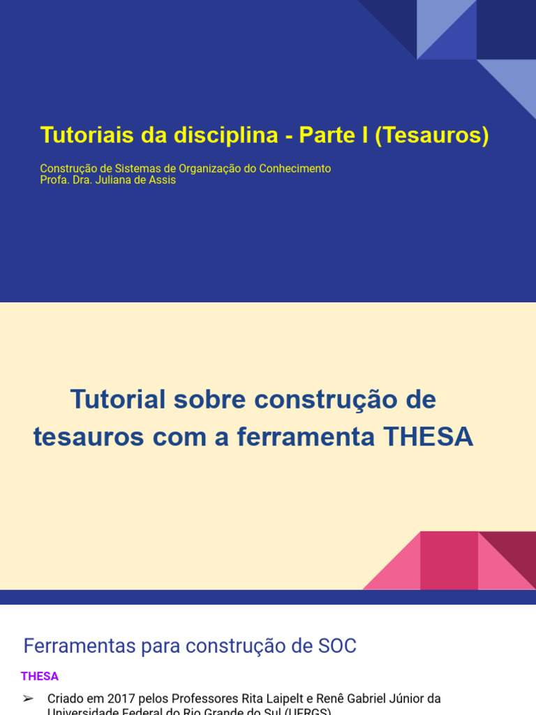 Tutorial Thesa e MultiTes (Tesauros) Atualizado | PDF
