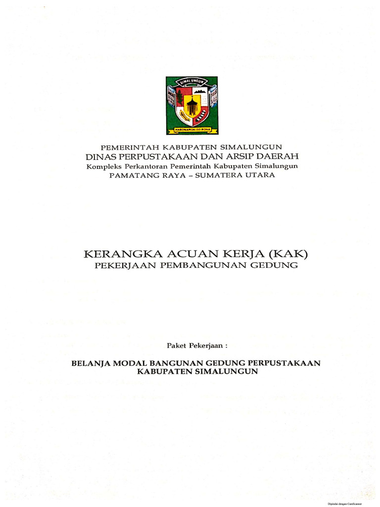 KAK Gedung | PDF