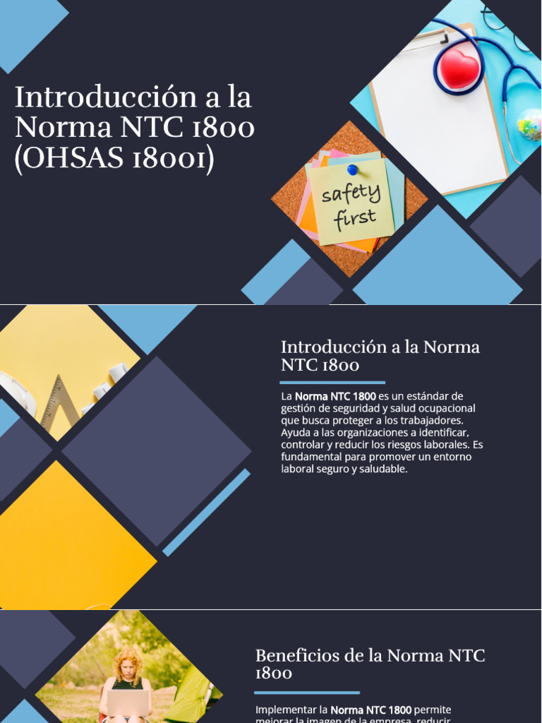 Slidesgo Introduccion A La Norma NTC 1800 Ohsas 18001 ...