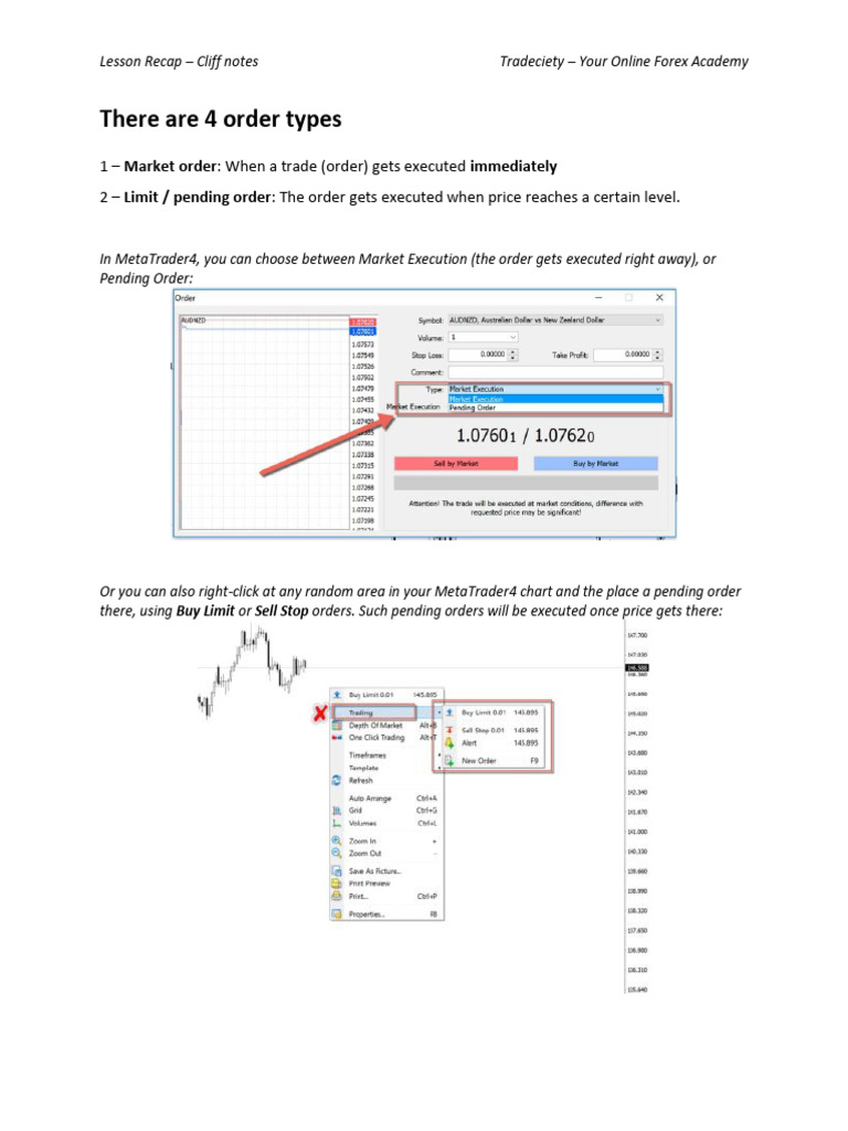 5 Order Types | PDF