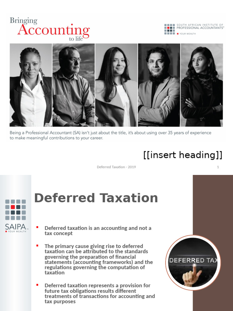 Deferred Taxation Presentation | PDF | Deferred Tax | Business