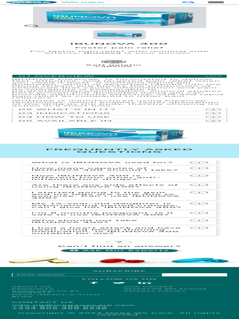 Ibunova 400 - Megawecare | PDF