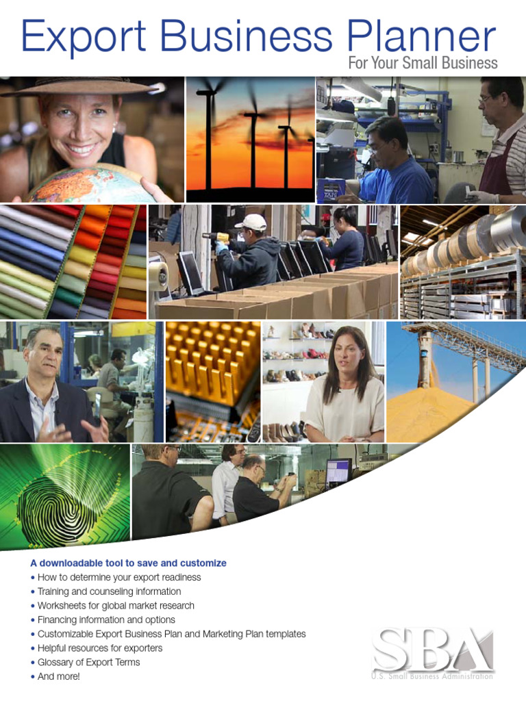 SBA Export Business Planner - 3 | PDF