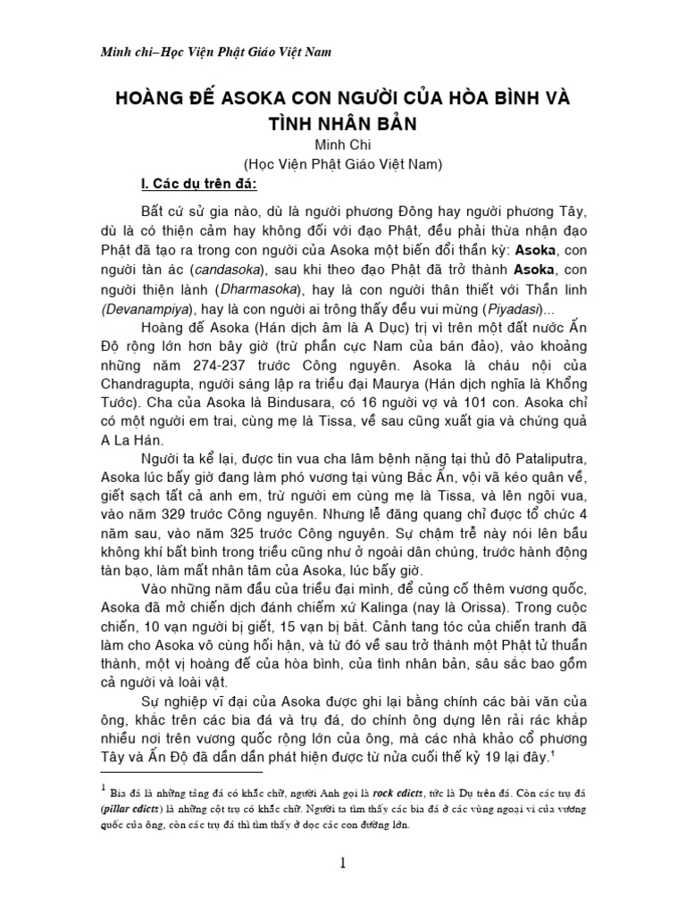 ĐẠI ĐẾ ASOKA | PDF