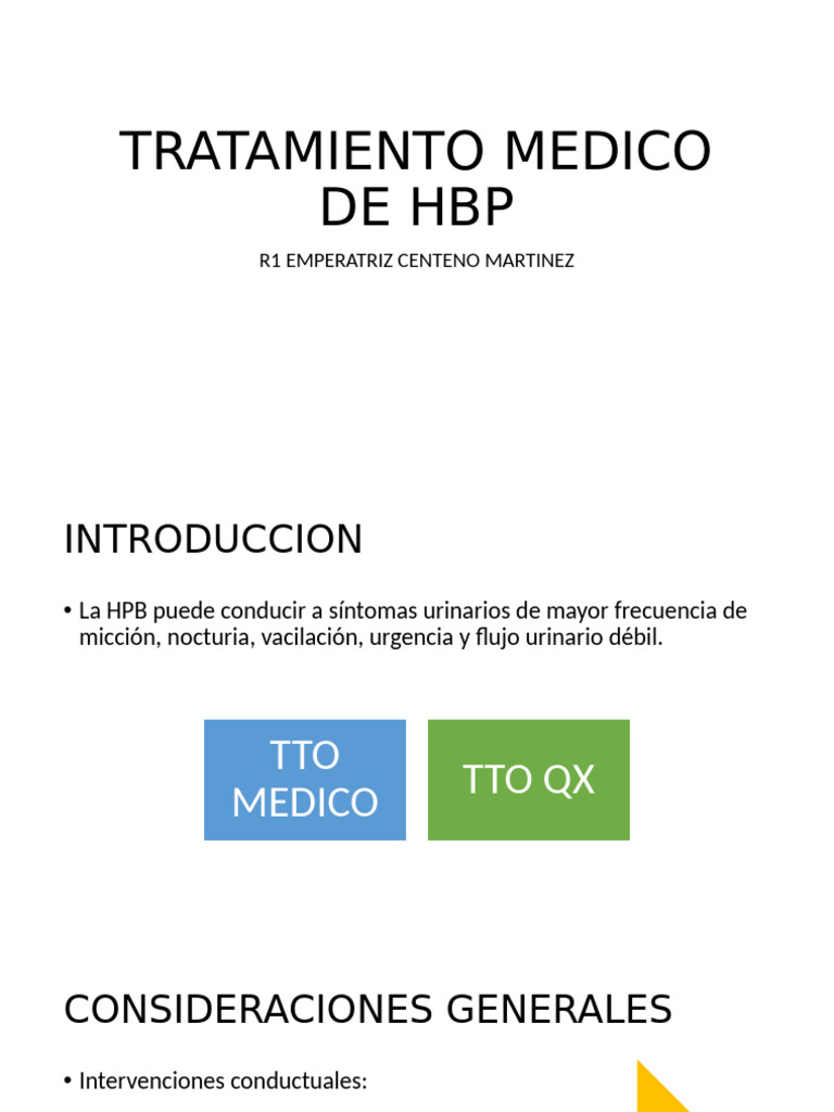 Tto HBP | PDF