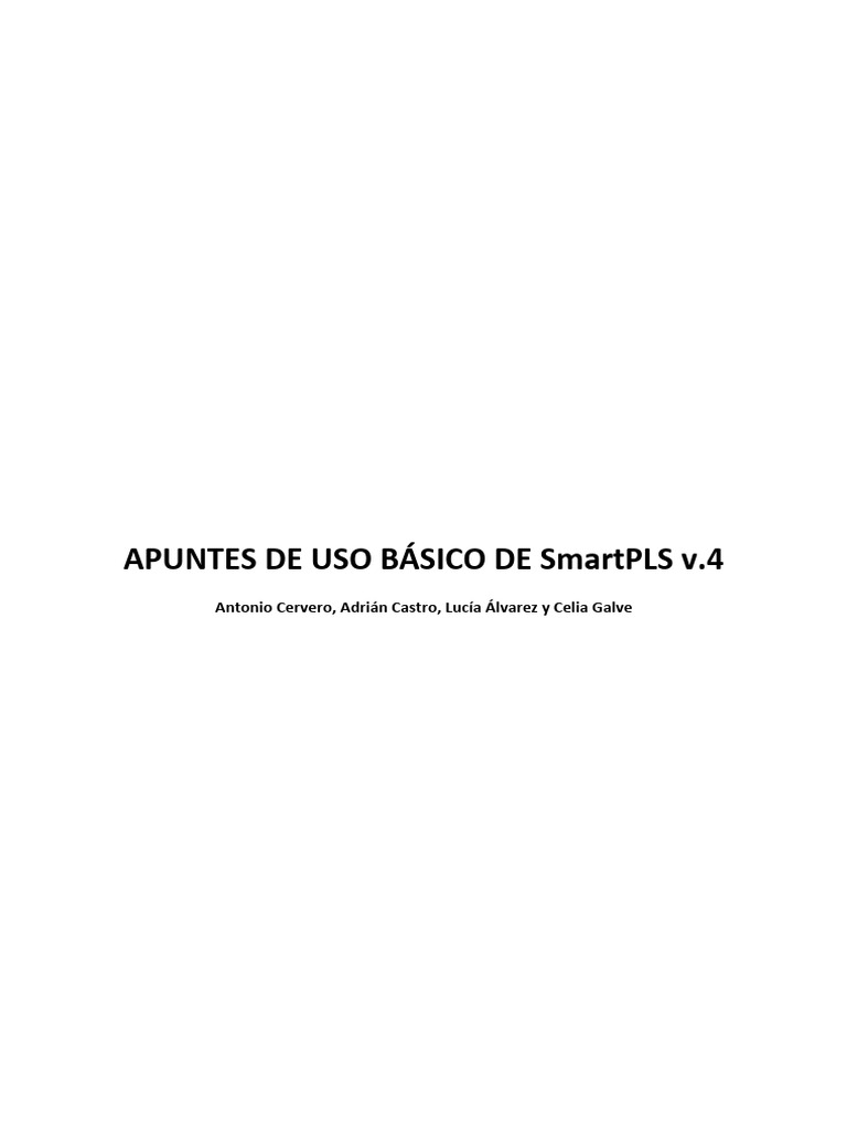 Tutorial PLS | PDF