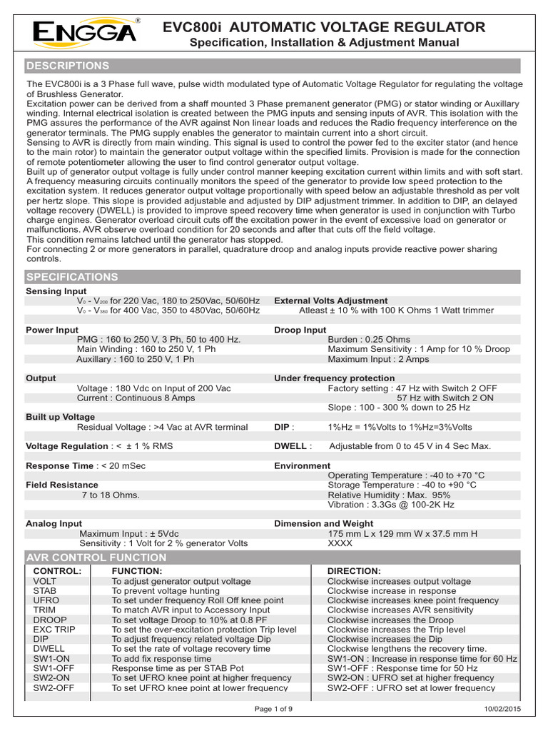EVC800i Operation Manual | PDF