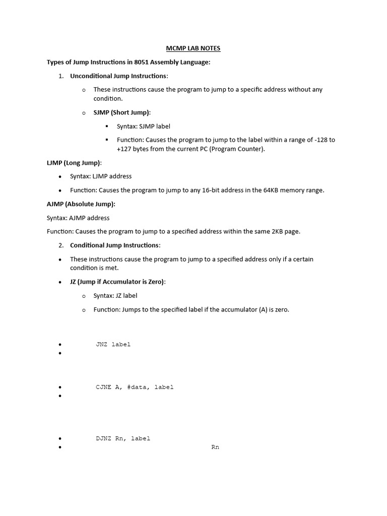 MCMP Lab Notes | PDF