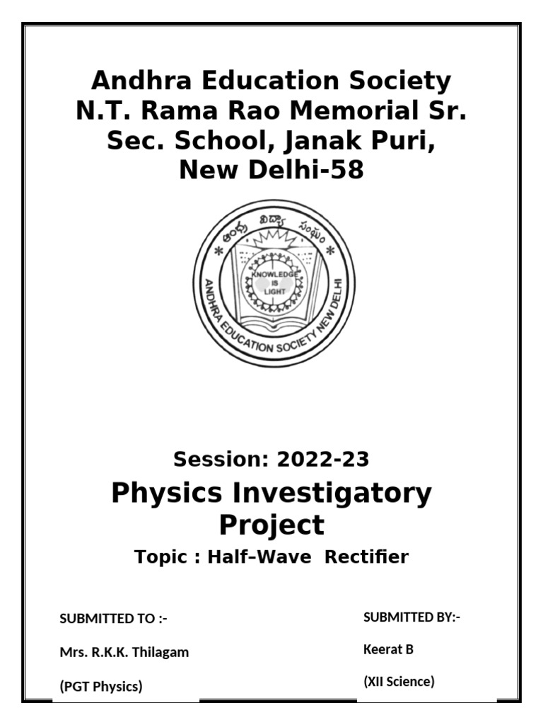 Main Project Phy | PDF