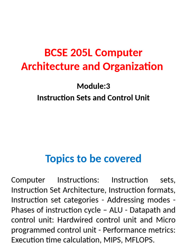 BCSE 205L - Module 3 - Part 1 | PDF