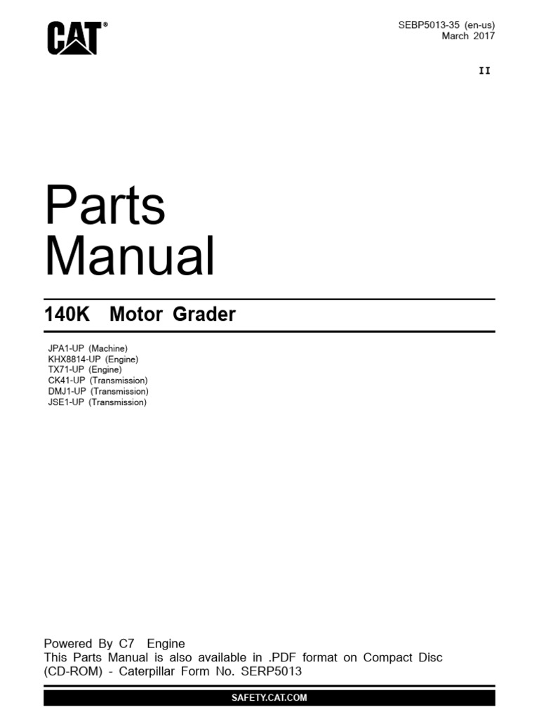Cat 140k Parte2 | PDF