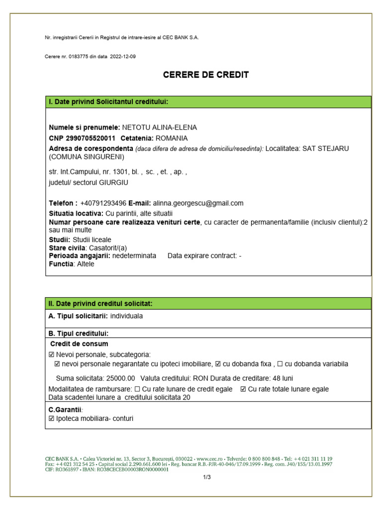 Deschide Documentul | PDF