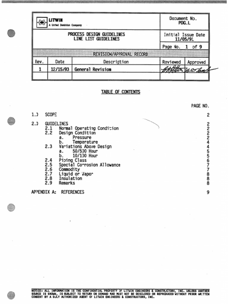 Line List Guidelines | PDF
