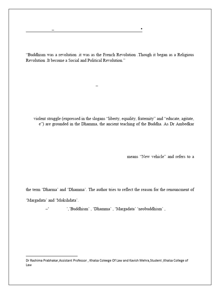 Navayana Article | PDF