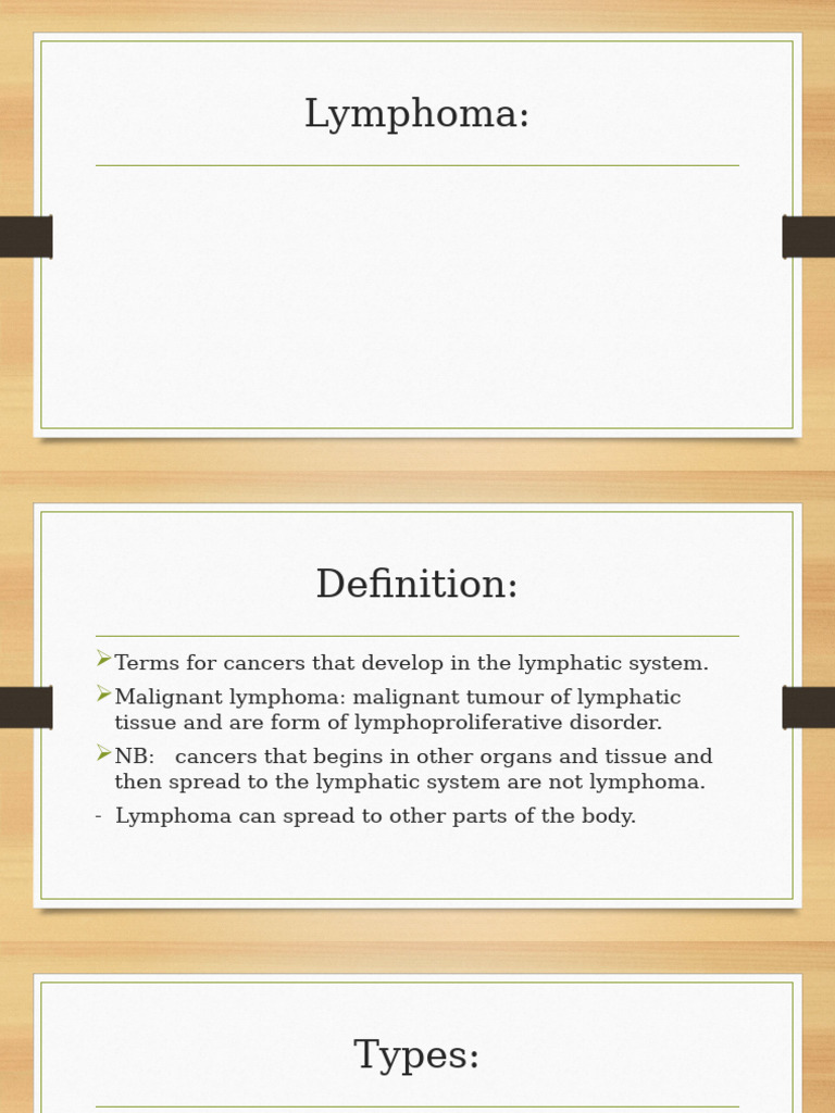 Lymphoma | PDF