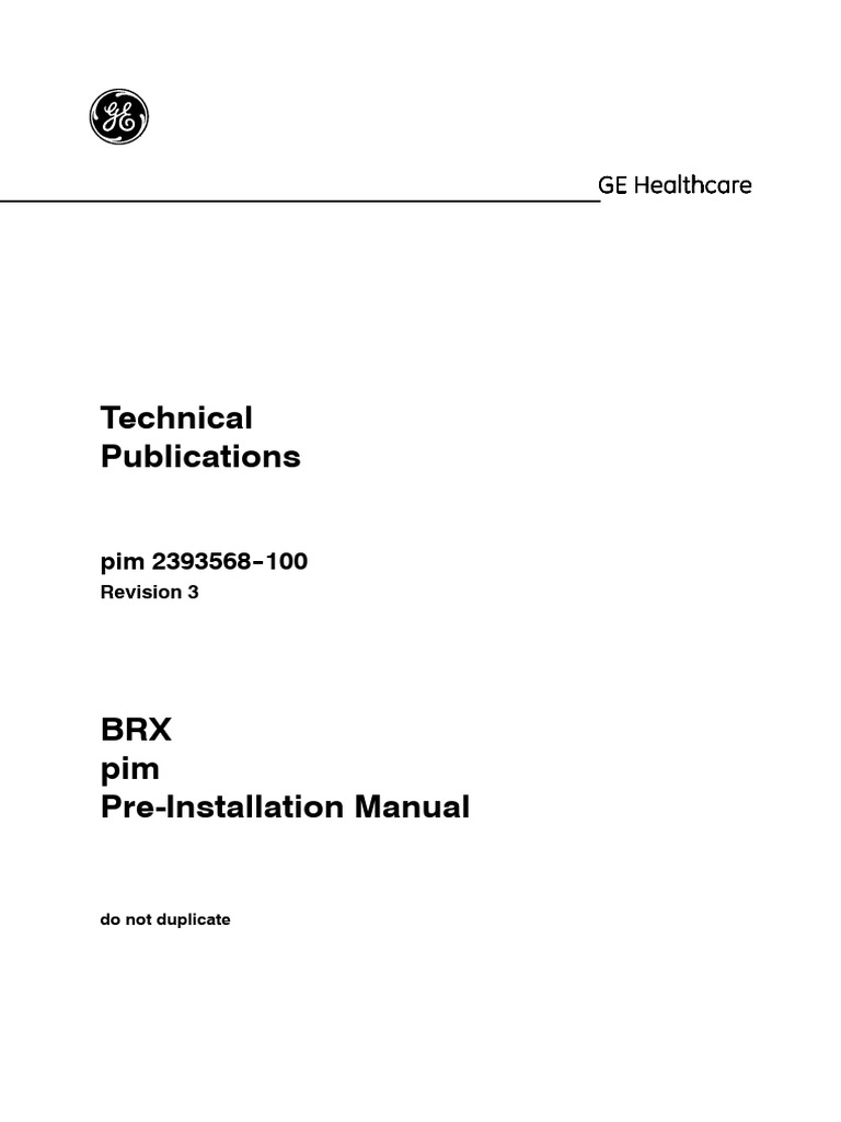Proteus - Pre-Installation Manual | PDF