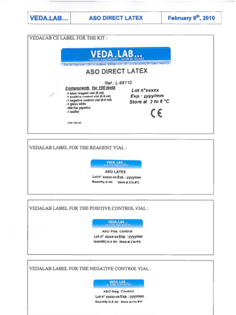 Label Aso Direct Latex | PDF