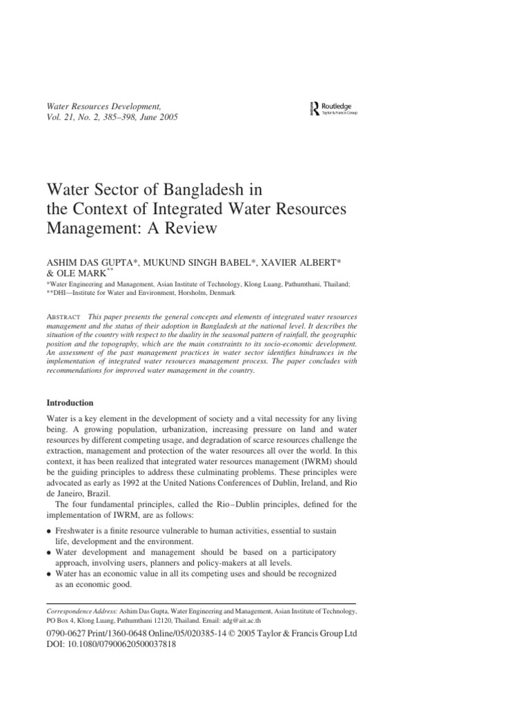 Iwrm 13 Pdf Water Resources Groundwater