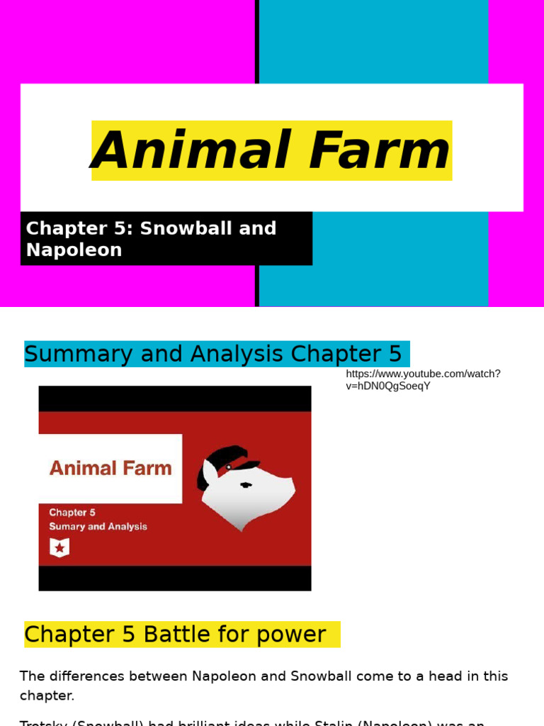 Animal Farm Ch.5 | PDF