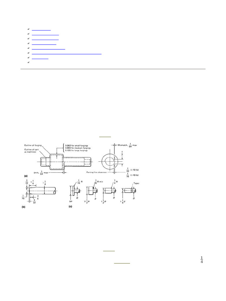 Design of Hot Upseting Forging | PDF