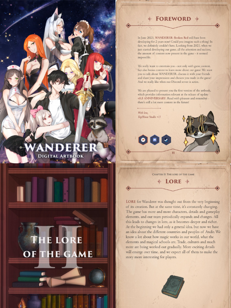 Wanderer Artbook Demo | PDF