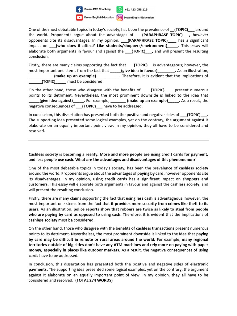 Essay Format + Example | PDF