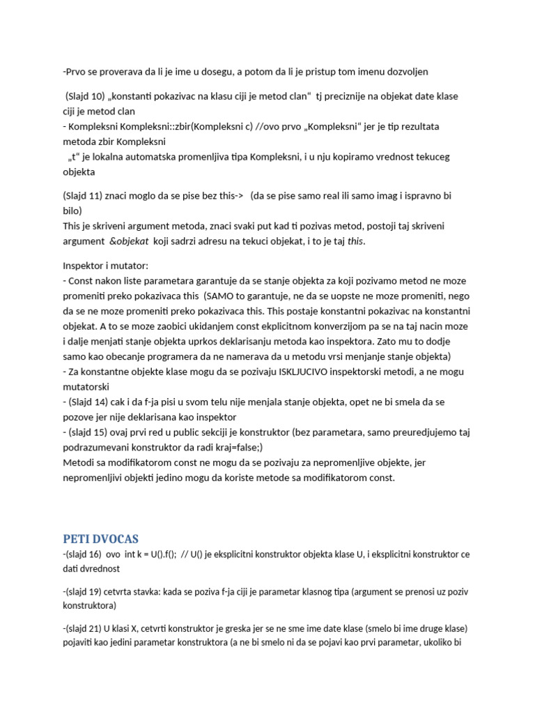 03 Klase I Objekti | PDF
