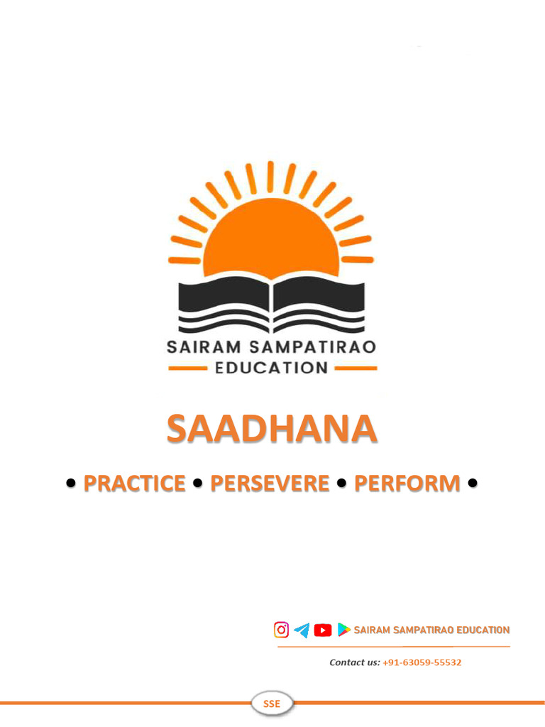 Saadhana Schedule-2 | PDF