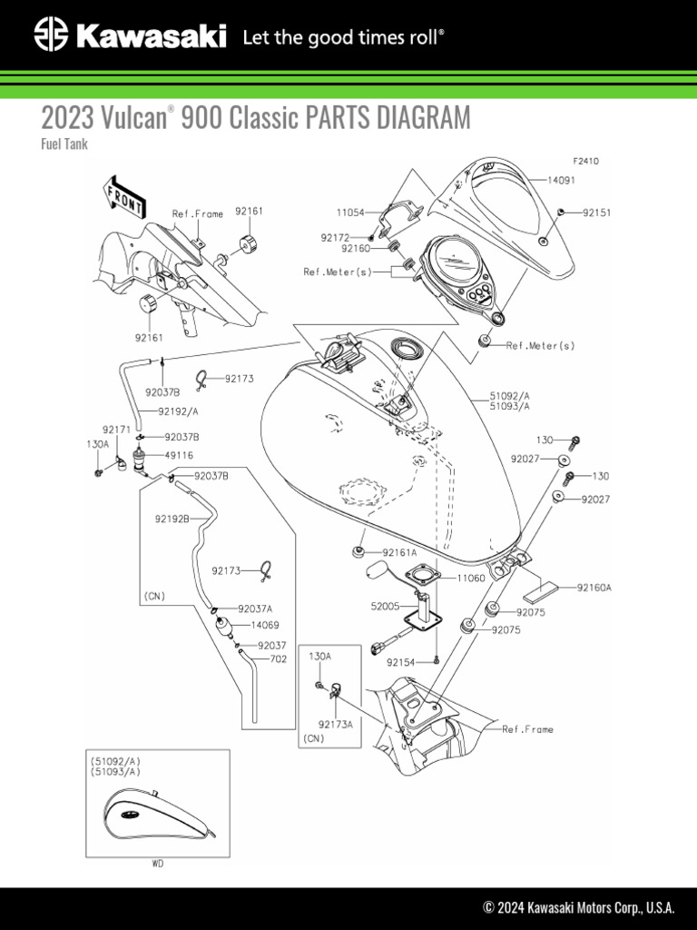 2023 Vulcan® 900 Classic Fuel Tank | PDF