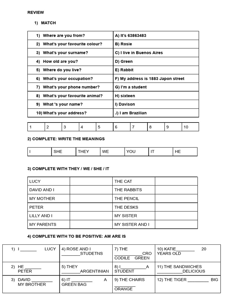 J1 Review Test | PDF