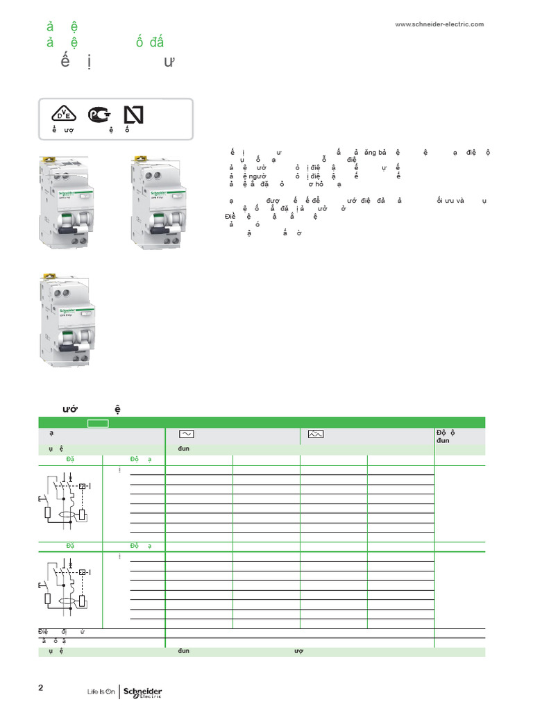 Dich - RCBO Schneider - VI | PDF