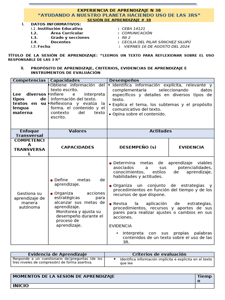 Sesion Clarivel | PDF