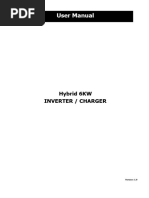 Knox Krypton 8000 6kw InfiniSolar V IV User Manual 2024 | PDF